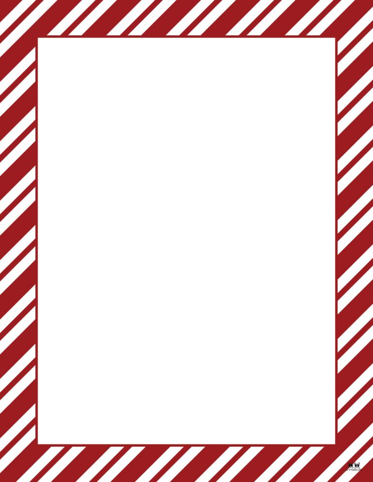Christmas Borders - 60 FREE Printable Borders | Printabulls
