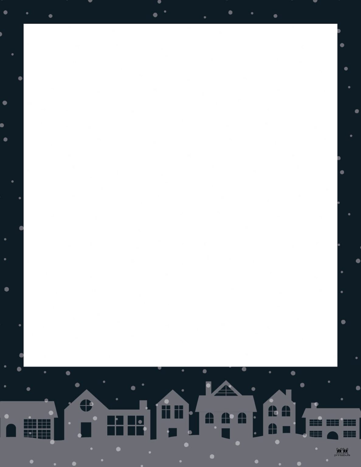 Christmas Borders - 60 FREE Printable Borders | Printabulls