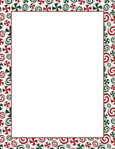 Christmas Borders - 60 FREE Printable Borders | Printabulls