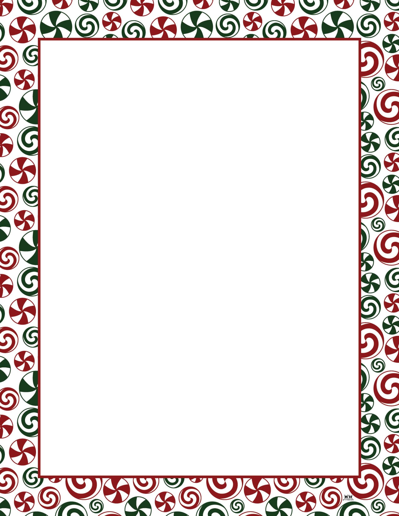 Christmas Borders - 60 FREE Printable Borders | Printabulls