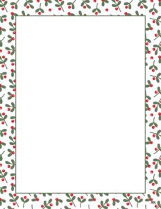 Christmas Borders - 60 FREE Printable Borders | Printabulls
