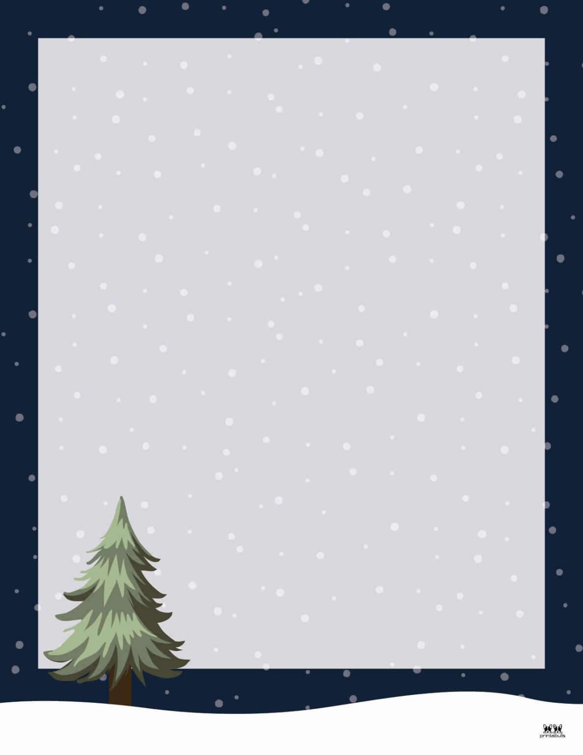 Christmas Borders - 60 FREE Printable Borders | Printabulls