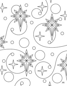 Christmas Stars - 25 FREE Printables | Printabulls