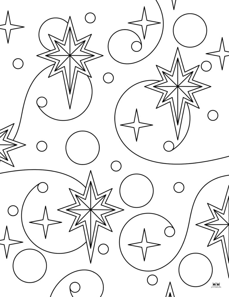 Christmas Stars - 25 FREE Printables | Printabulls