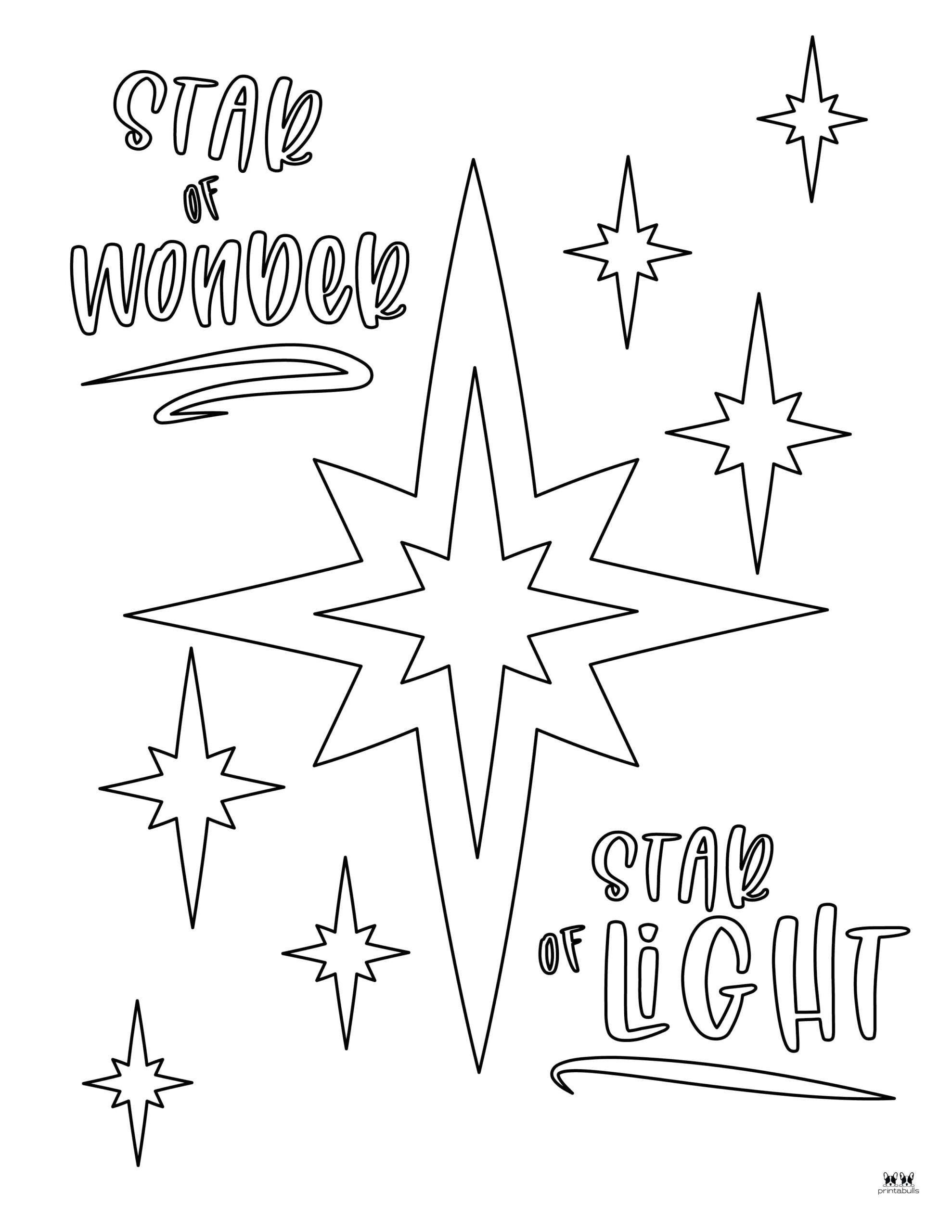 Christmas Stars - 25 FREE Printables | Printabulls