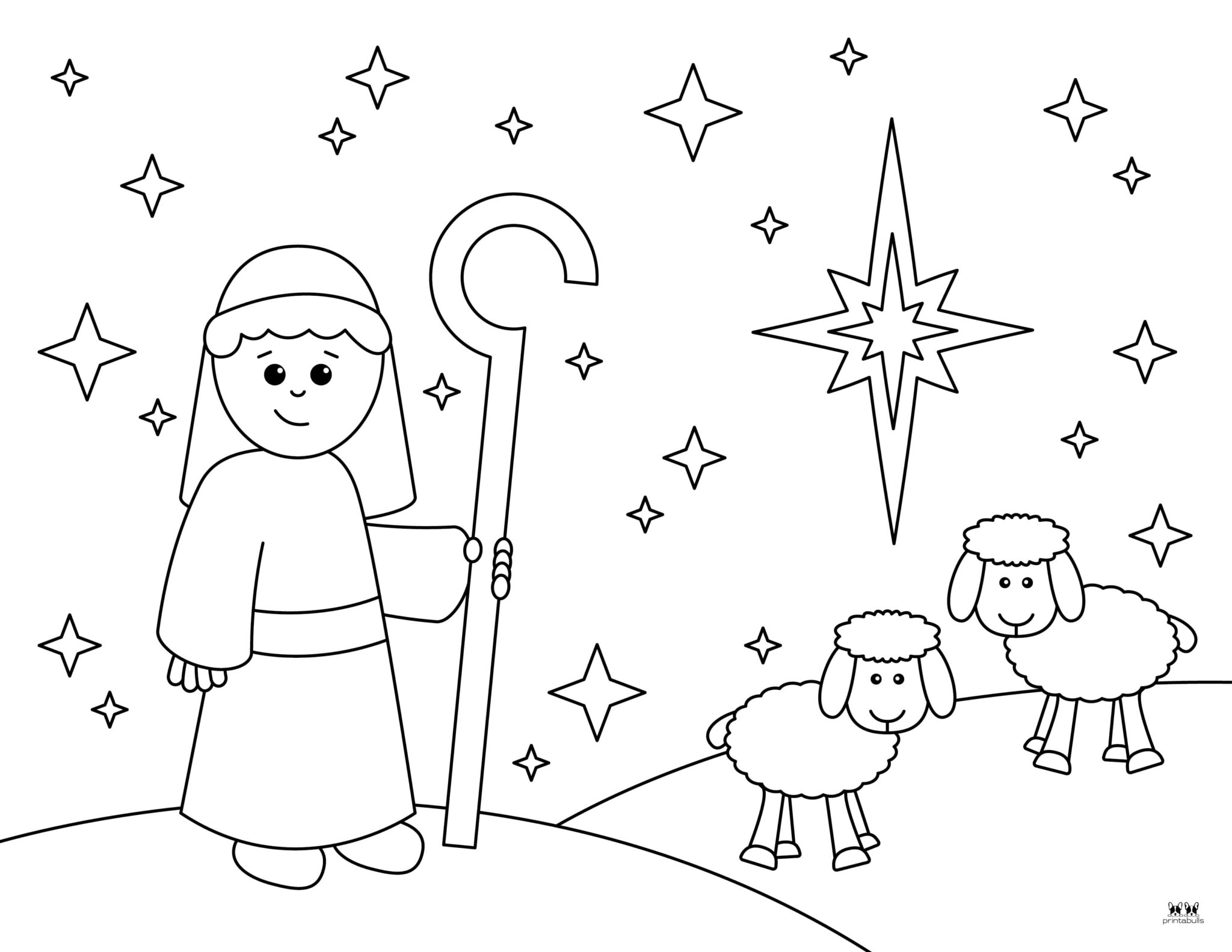 Christmas Stars - 25 FREE Printables | Printabulls