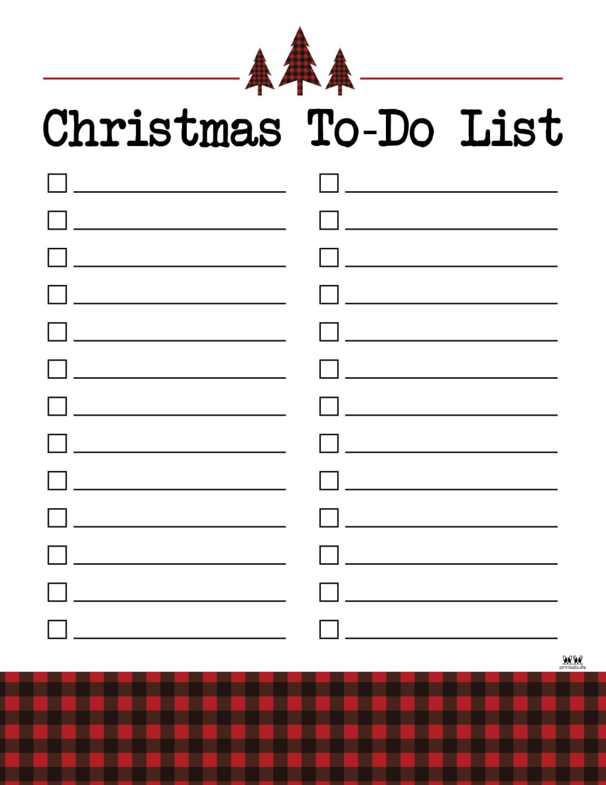 Christmas To Do Lists - 10 FREE Lists | Printabulls