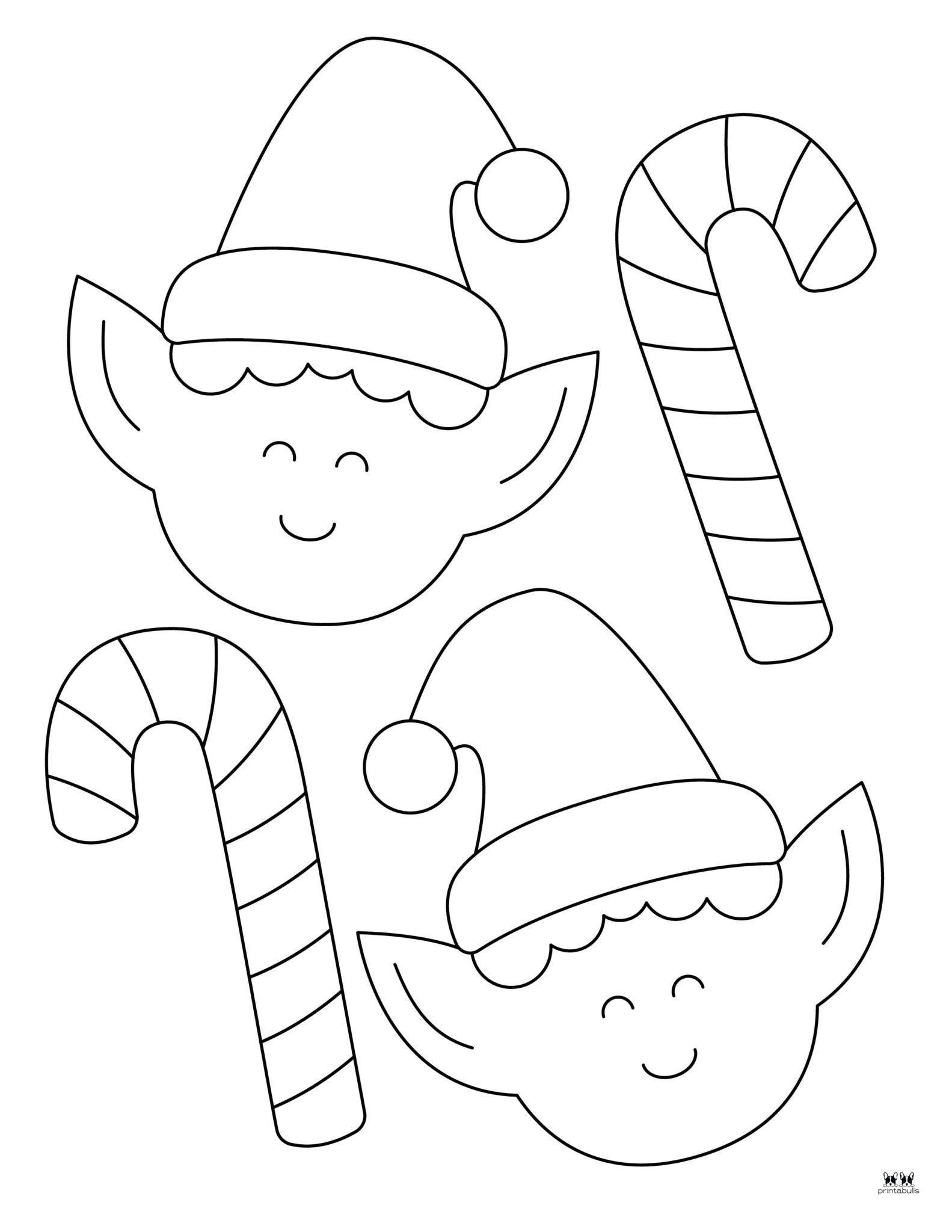 Elf Coloring Pages - 25 FREE Printable Pages | Printabulls