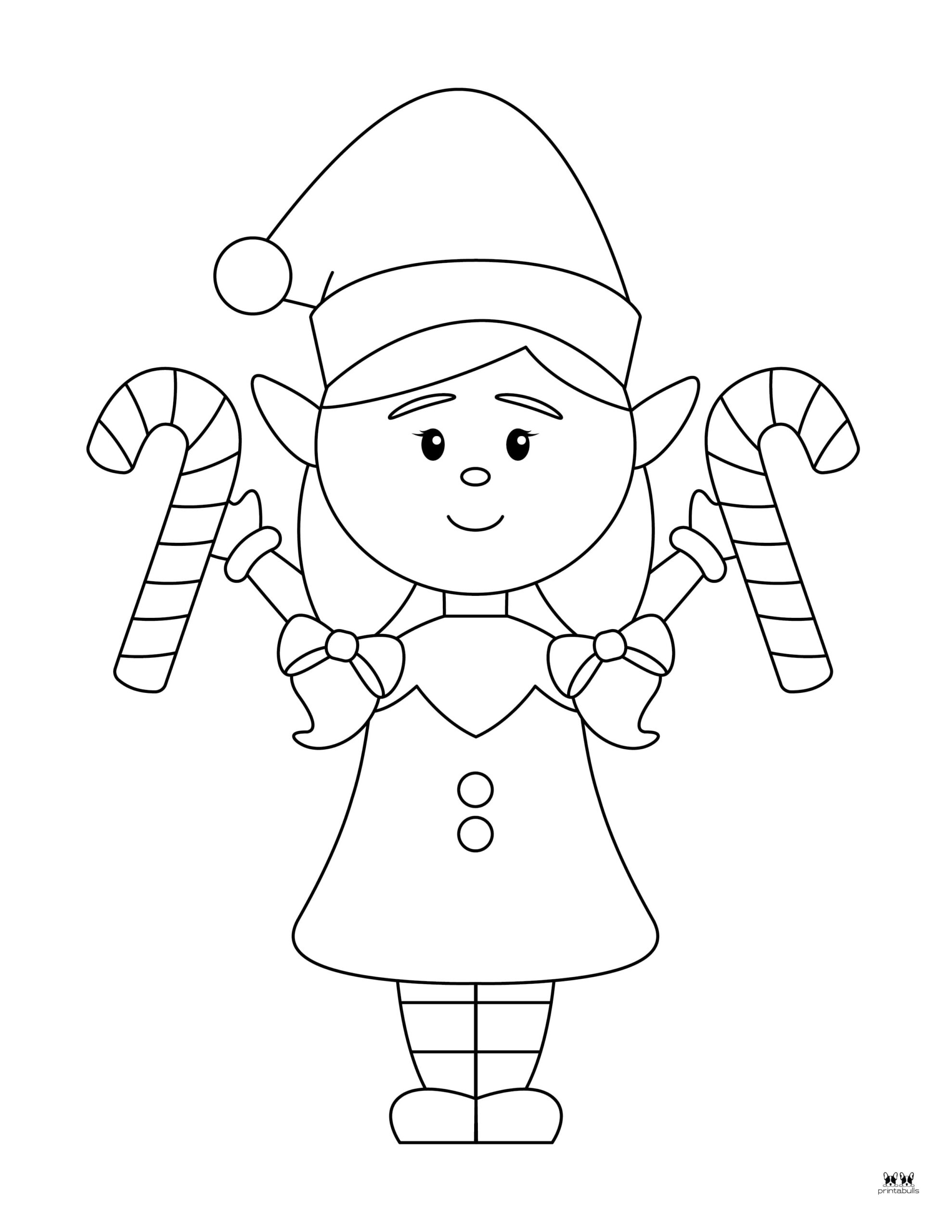 Elf Coloring Pages - 25 FREE Printable Pages | Printabulls