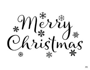 Merry Christmas Printables - 25 FREE Pages | Printabulls