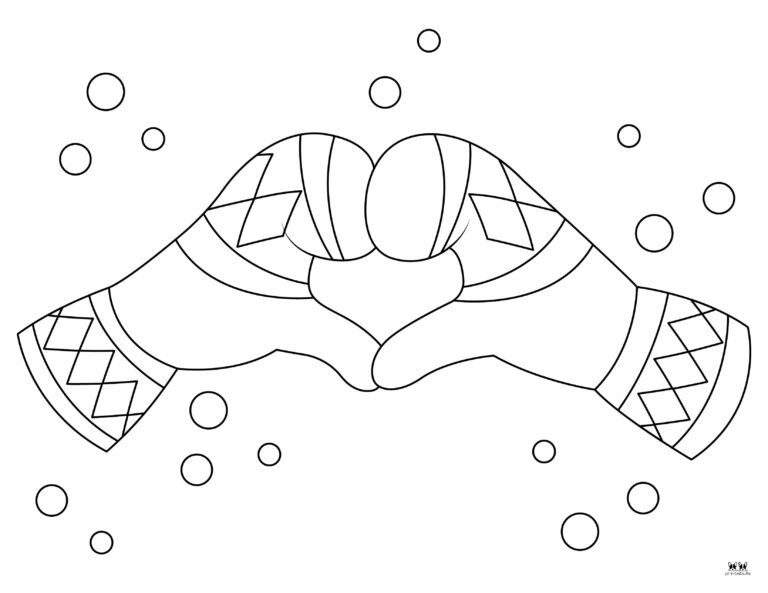 Mitten Coloring Pages & Templates - 25 Pages | Printabulls