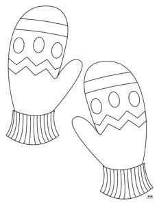 Mitten Coloring Pages & Templates - 25 Pages | Printabulls