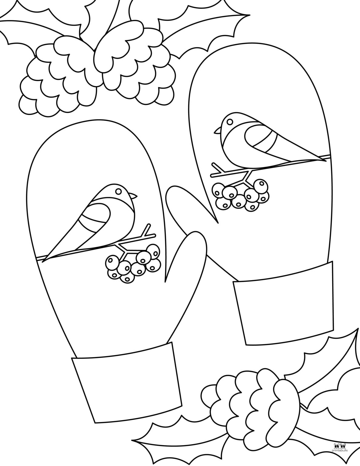 Mitten Coloring Pages & Templates - 25 Pages | Printabulls