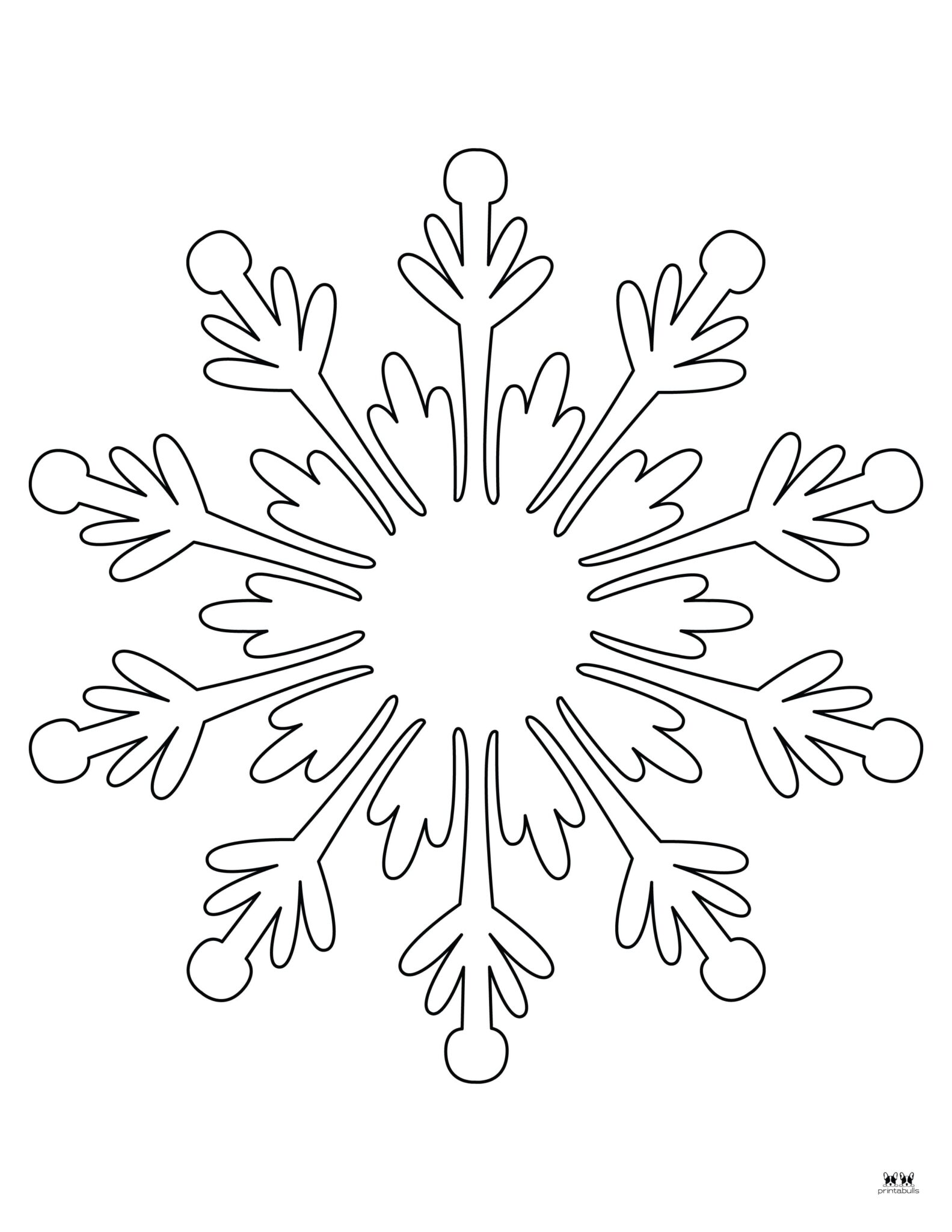 Snowflake Coloring Pages - 25 FREE Printable Pages | Printabulls