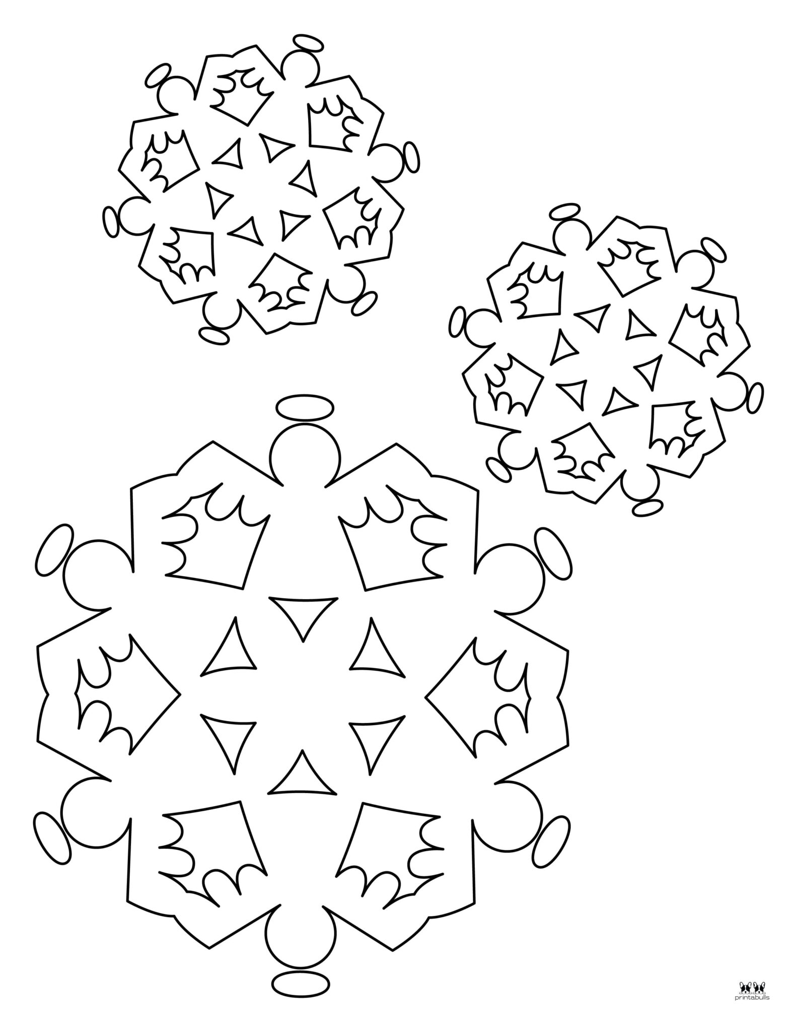 Snowflake Coloring Pages - 25 FREE Printable Pages | Printabulls