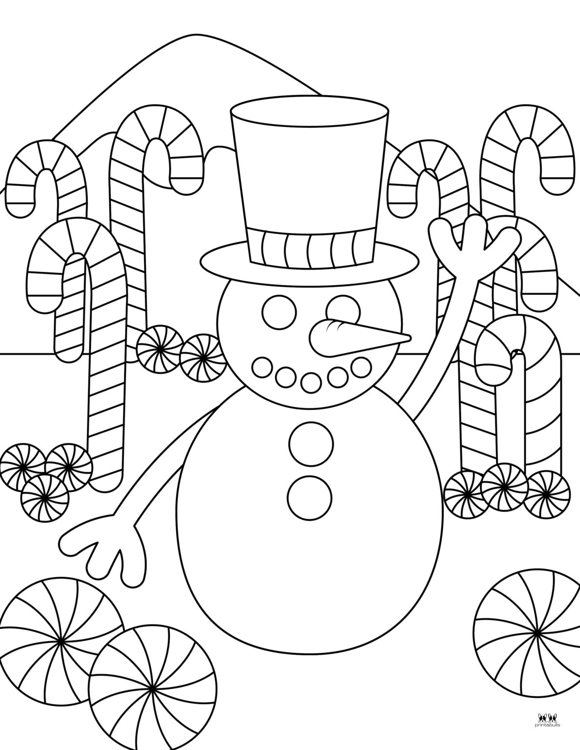 Snowman Coloring Pages & Templates - 35 Pages | Printabulls