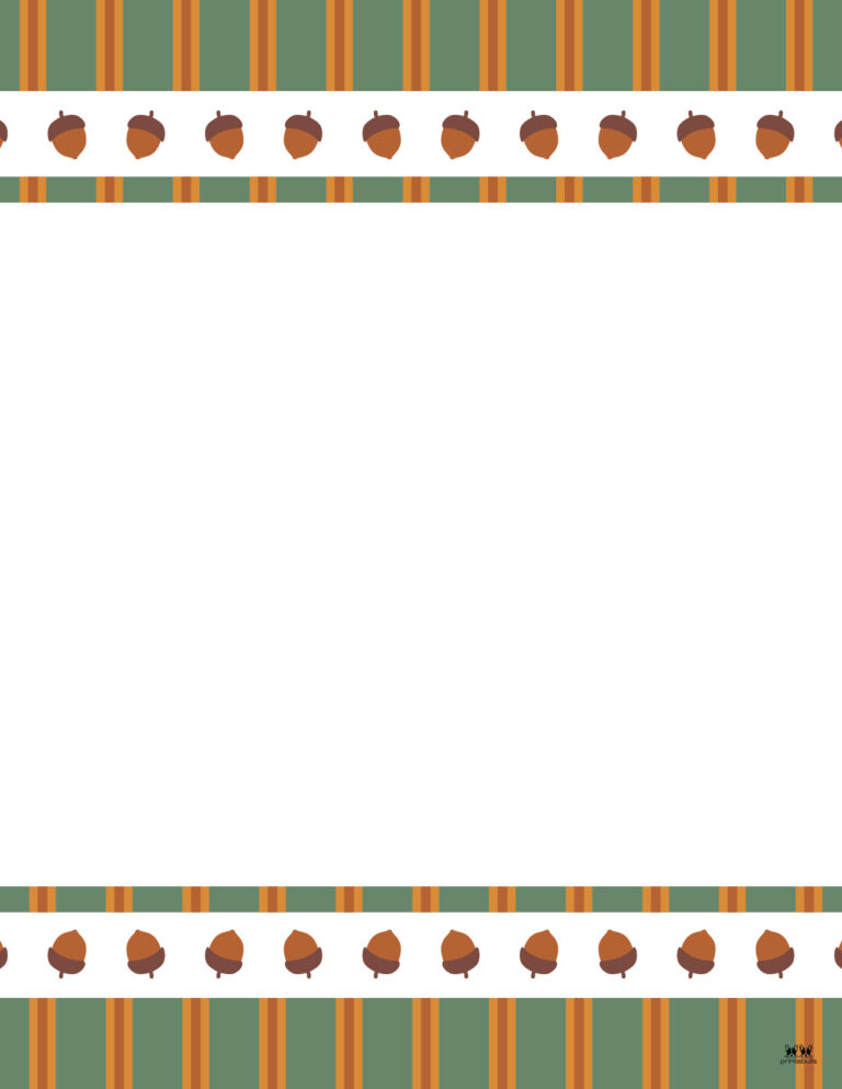 Thanksgiving Borders & Frames - 41 FREE Pages | Printabulls