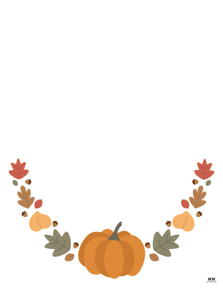 Thanksgiving Borders & Frames - 41 FREE Pages | Printabulls