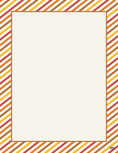 Thanksgiving Borders & Frames - 41 FREE Pages | Printabulls