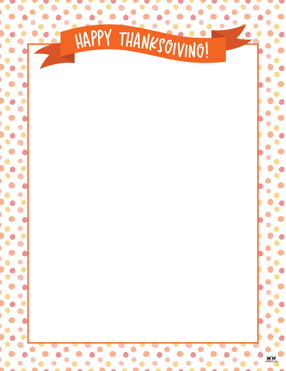 Thanksgiving Borders & Frames - 41 FREE Pages | Printabulls
