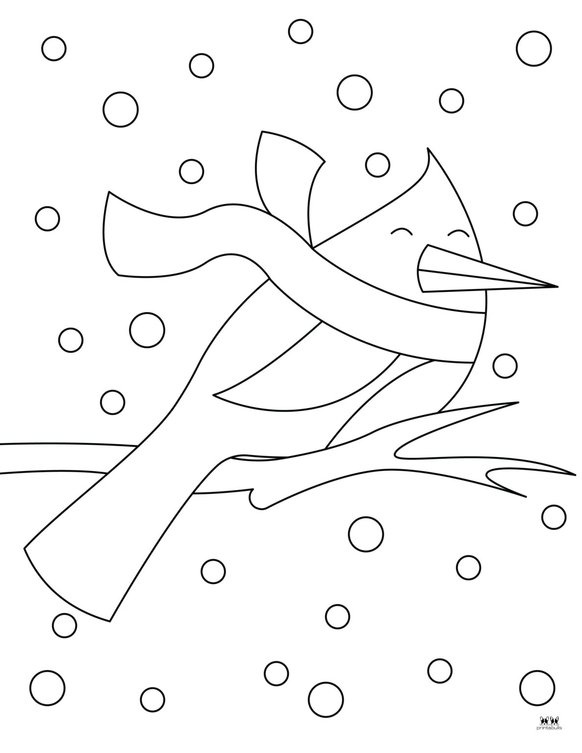 Winter Coloring Pages - 50 FREE Pages | Printabulls