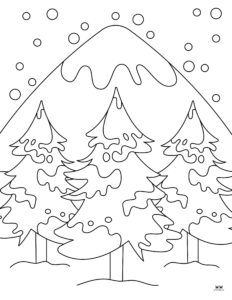 Winter Coloring Pages - 50 FREE Pages | Printabulls