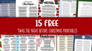 Twas The Night Before Christmas Printables | Printabulls