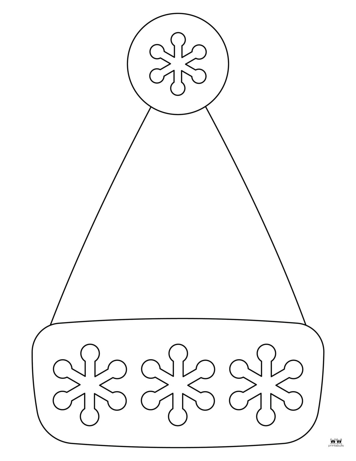 Santa Hat Templates & Coloring Pages - FREE | Printabulls