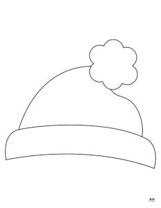 Santa Hat Templates & Coloring Pages - FREE | Printabulls