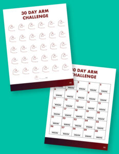 30 Day Challenge Printables | Printabulls