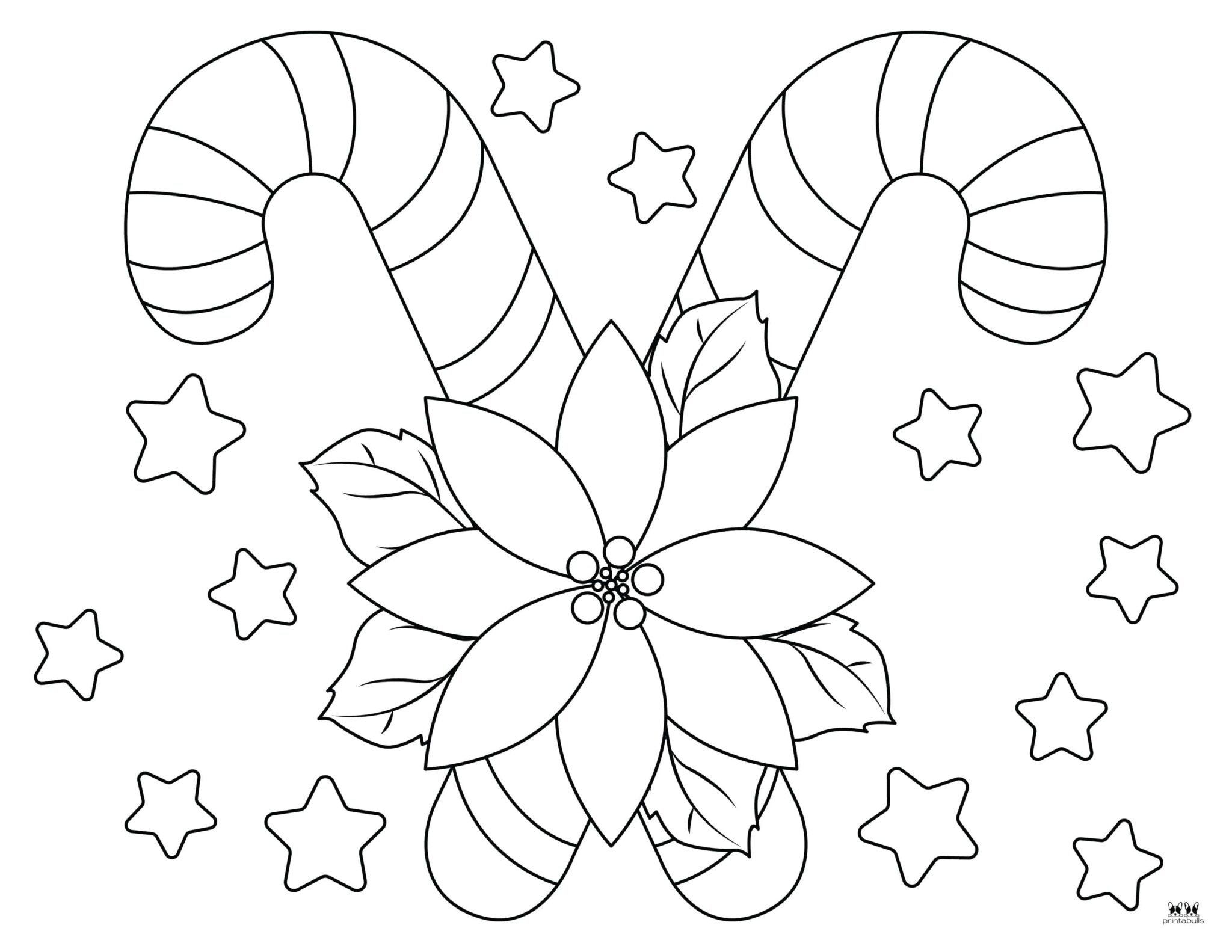 Poinsettia Coloring Pages & Templates - FREE | Printabulls