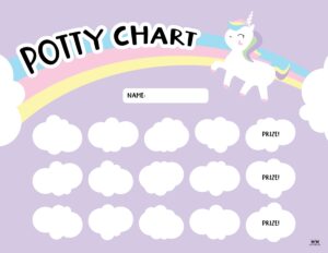 Printable Potty Training Charts - 20 Pages | Printabulls