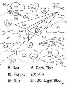 Valentine's Day Color By Number - 20 Pages | Printabulls