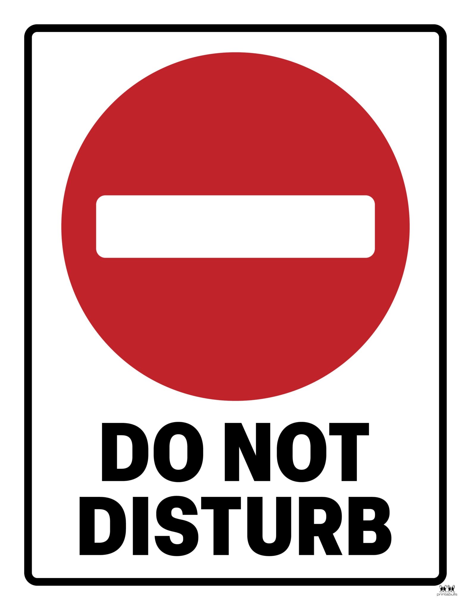 Do Not Disturb Signs 25 FREE Printables Printabulls