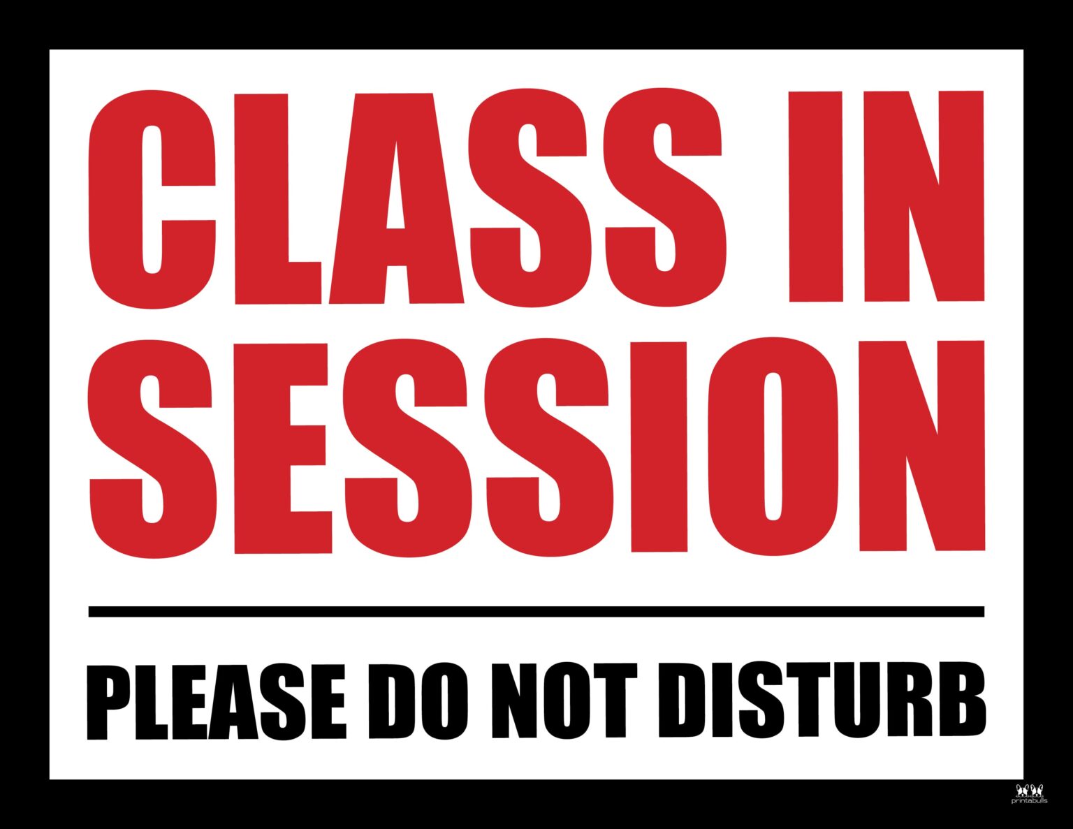 Do Not Disturb Signs - 25 FREE Printables | Printabulls
