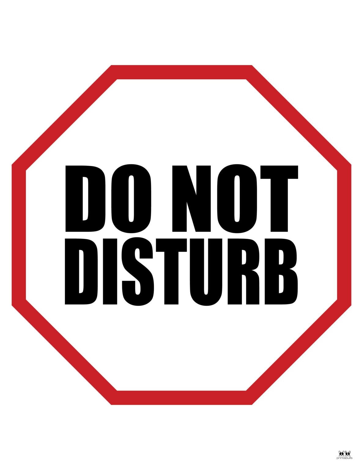 Do Not Disturb Signs - 25 FREE Printables - PrintaBulk