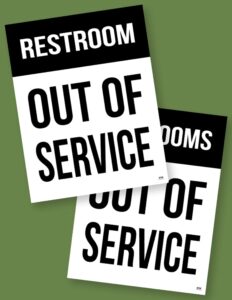 Out Of Service Signs - 25 FREE Printables | Printabulls