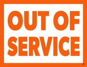 Out Of Service Signs - 25 FREE Printables | Printabulls