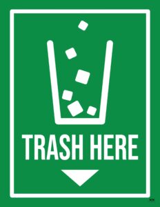 Trash Signs - 20 FREE Printables | Printabulls