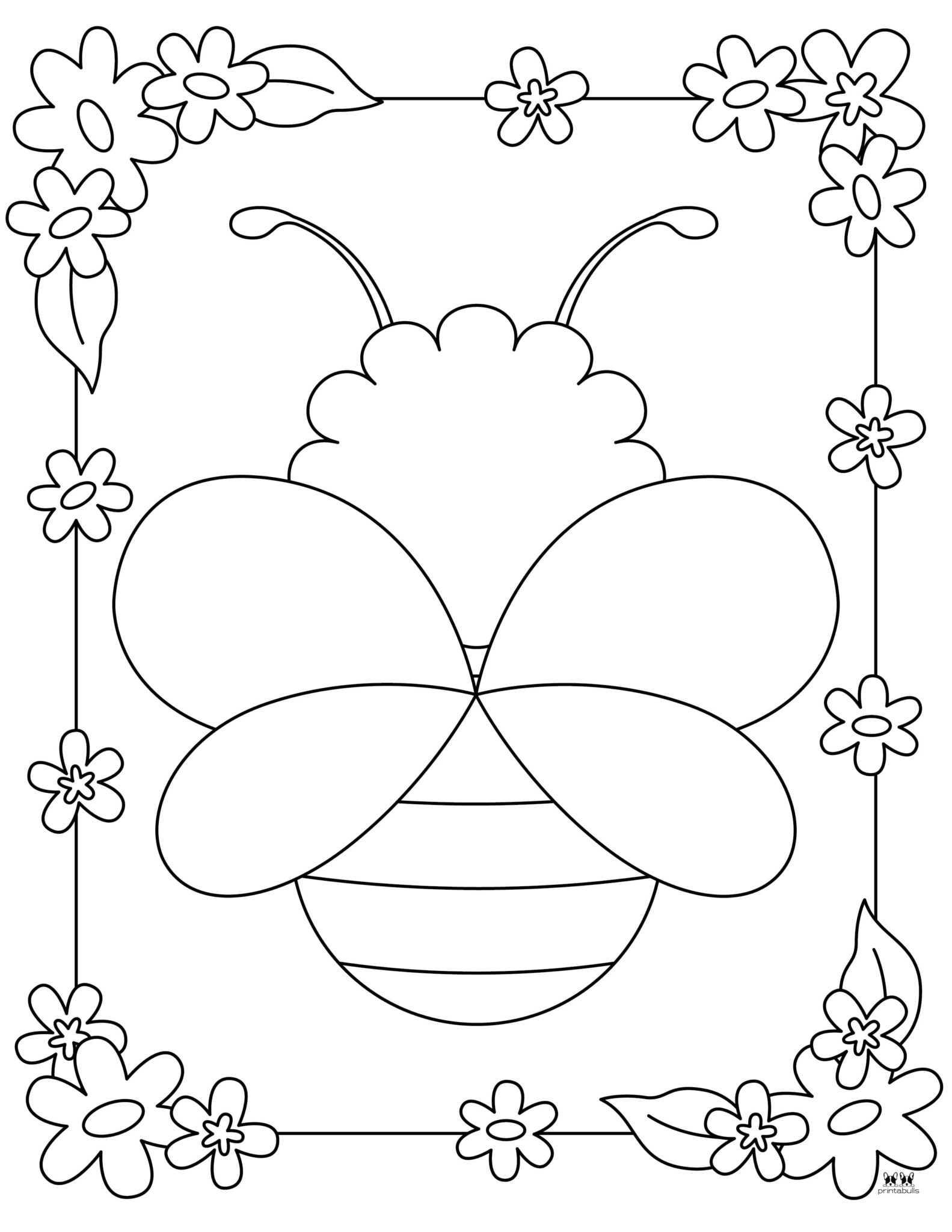 Bee Coloring Pages - 40 FREE Pages | Printabulls