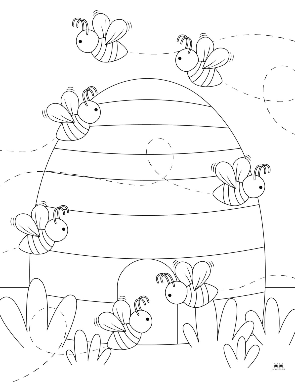 Bee Coloring Pages - 40 FREE Pages - PrintaBulk