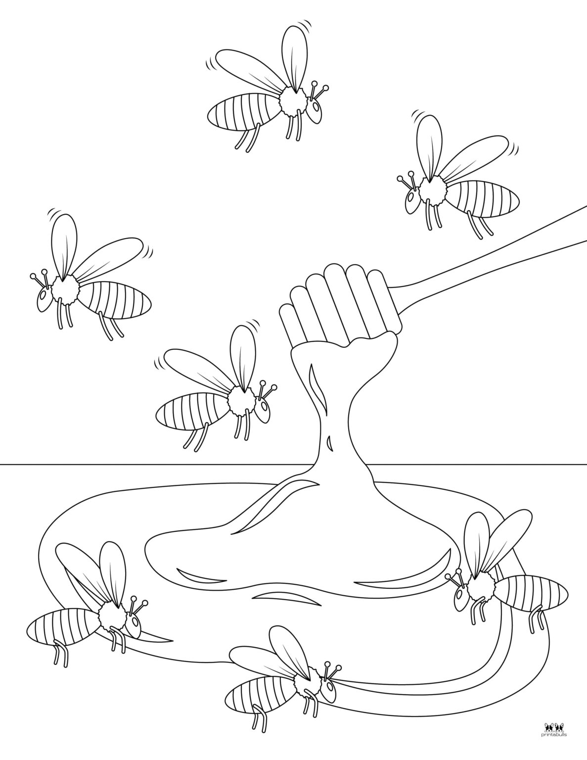 Bee Coloring Pages - 40 FREE Pages | Printabulls