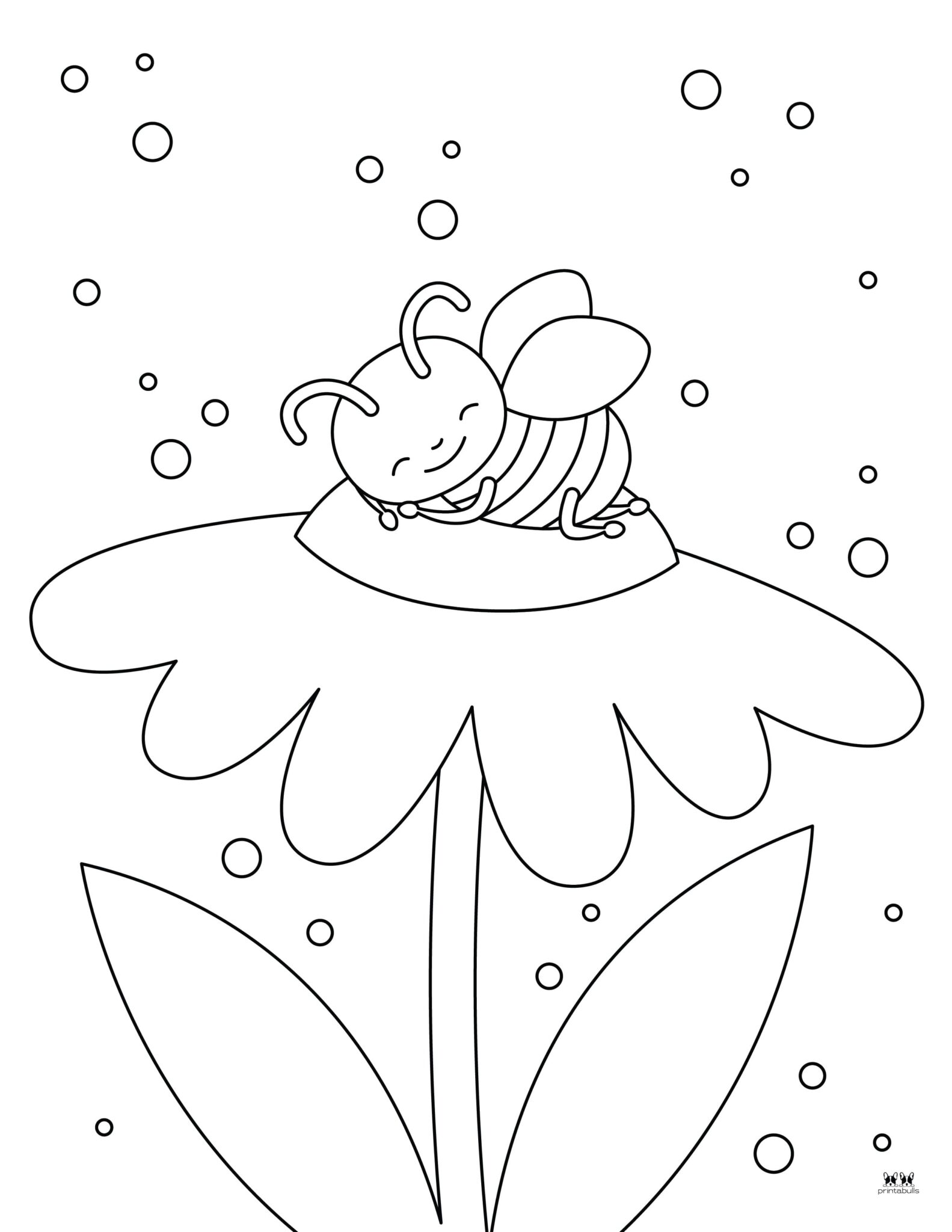Bee Coloring Pages - 40 FREE Pages | Printabulls