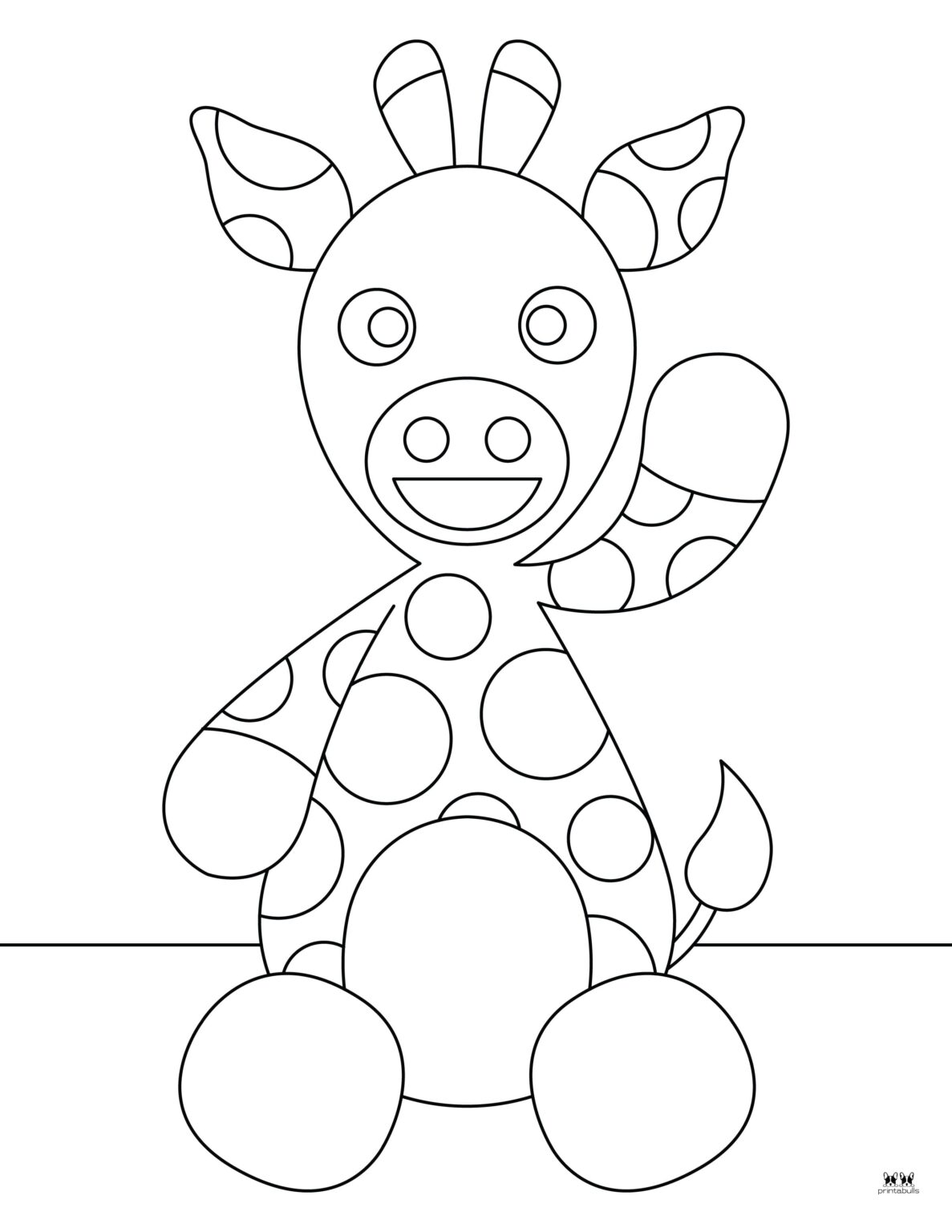 Giraffe Coloring Pages & Templates - FREE | Printabulls