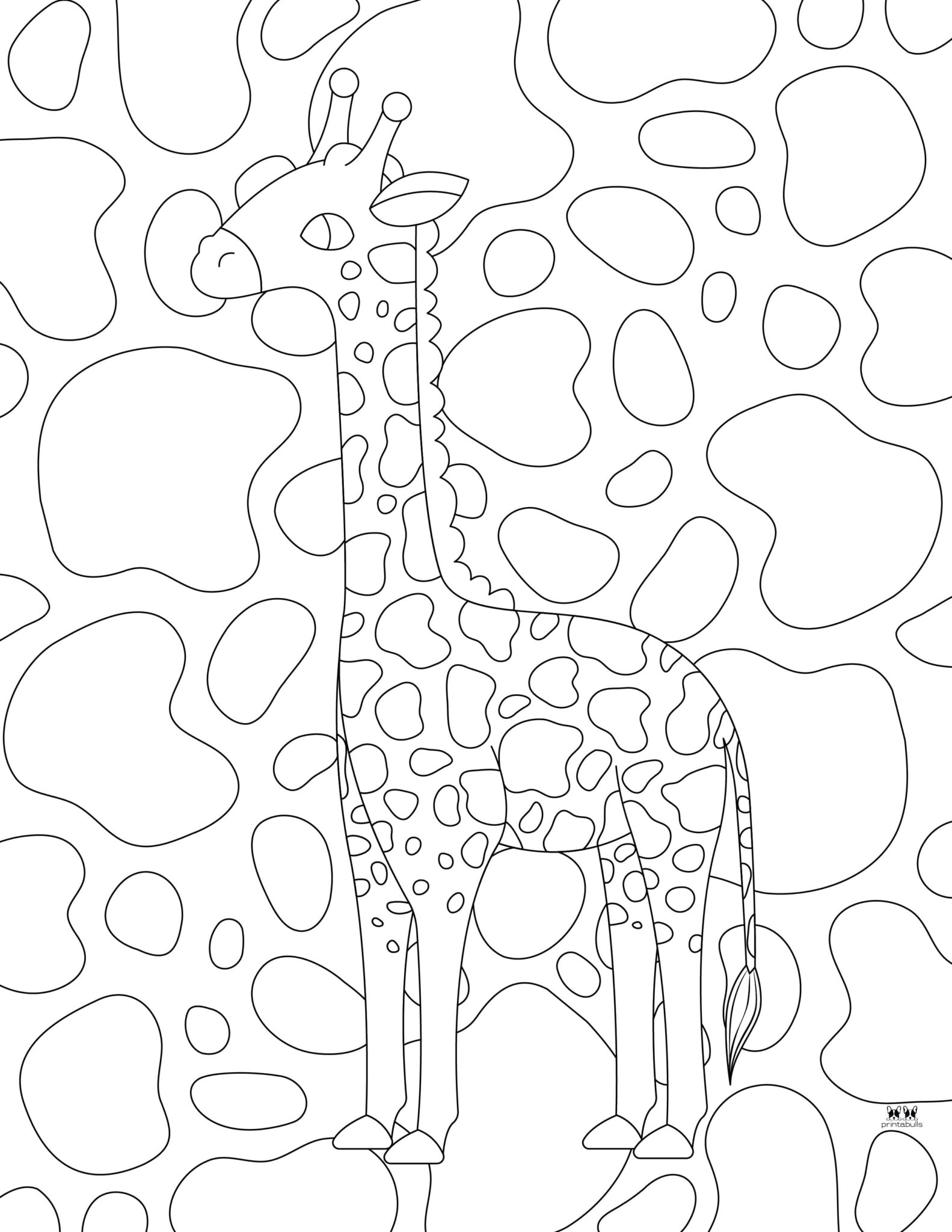 Giraffe Coloring Pages & Templates - FREE | Printabulls
