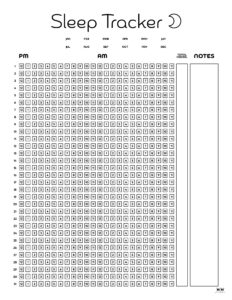 Sleep Trackers - 13 FREE Printables | Printabulls