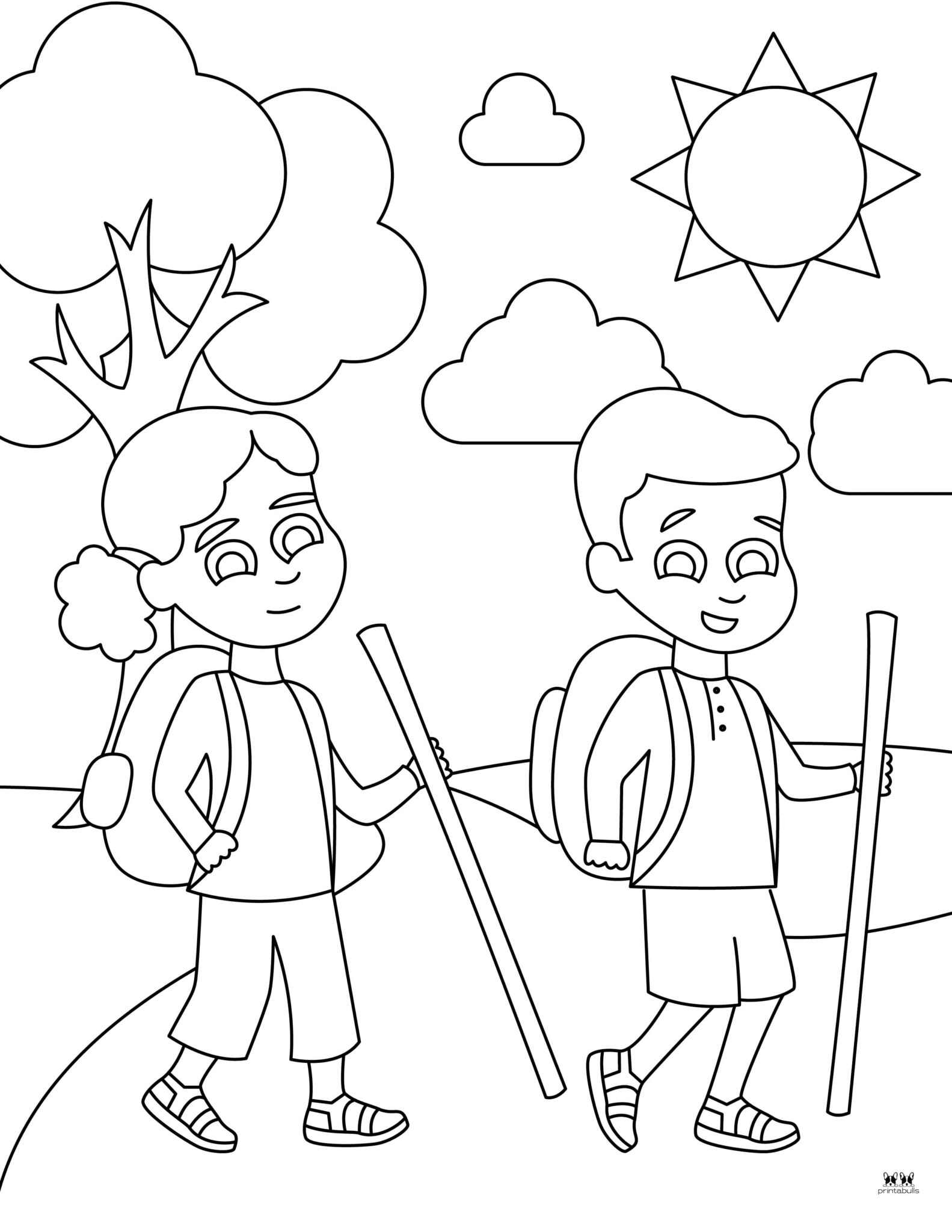 Camping Coloring Pages - 25 FREE Printables | Printabulls