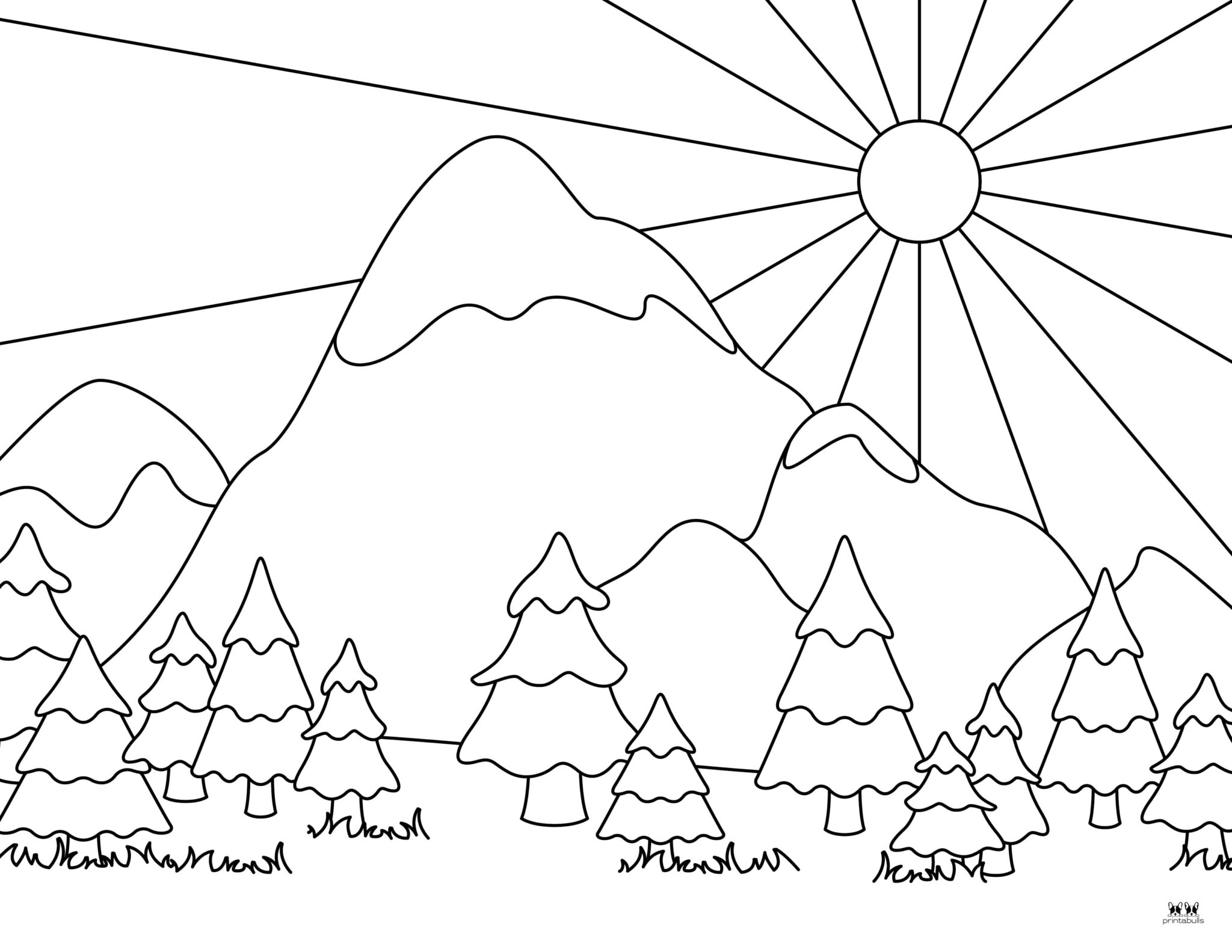 Camping Coloring Pages - 25 FREE Printables | Printabulls