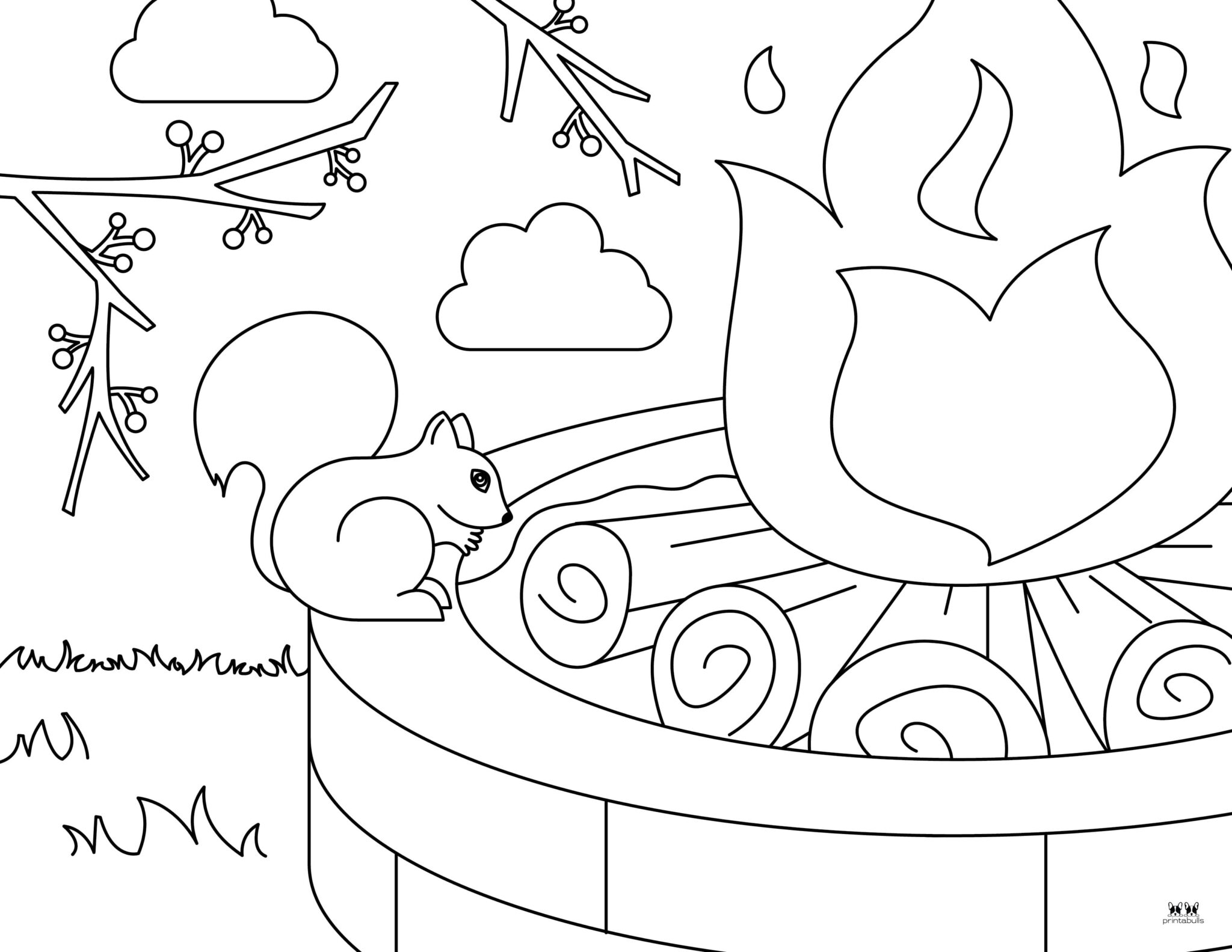 Camping Coloring Pages - 25 FREE Printables | Printabulls