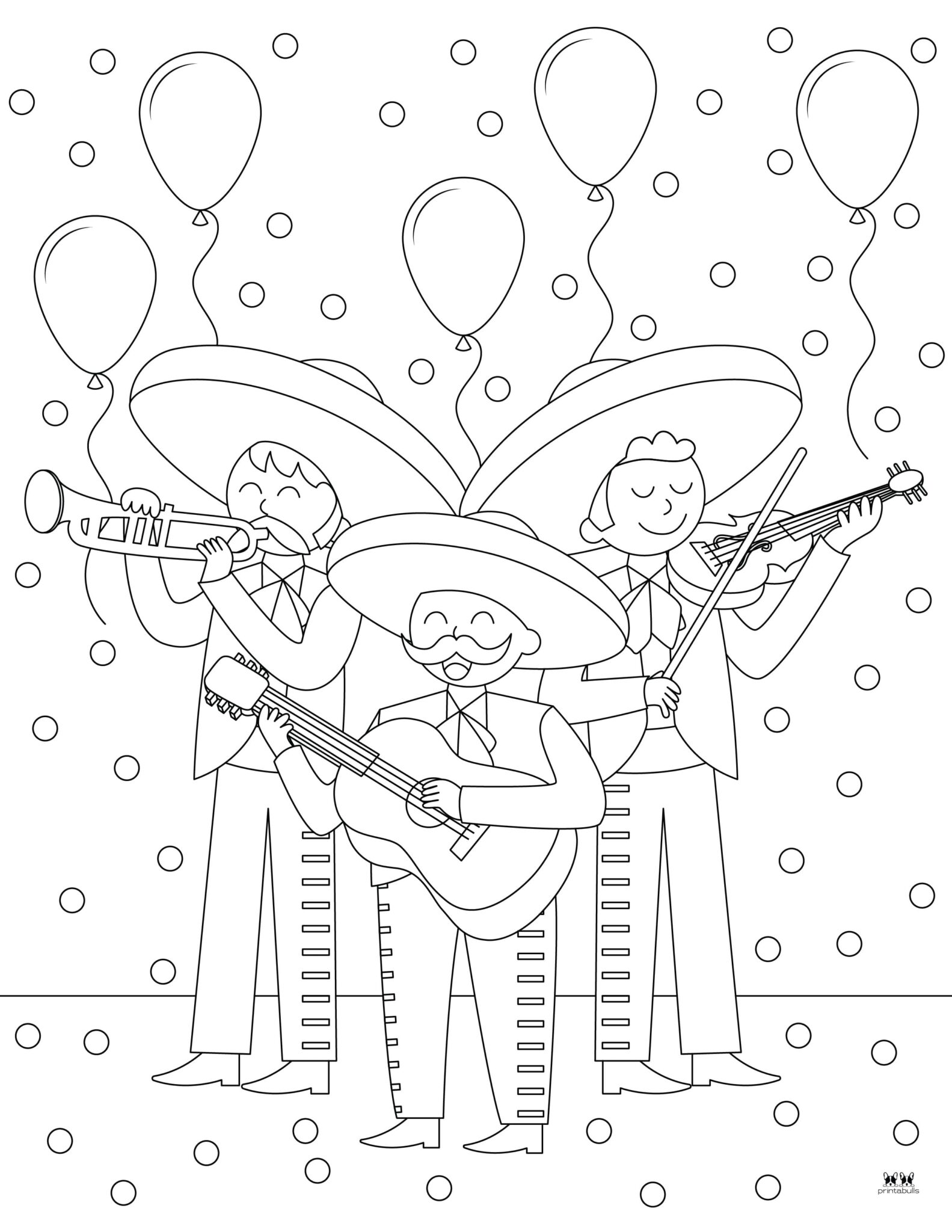 Cinco de Mayo Coloring Pages - 25 FREE Pages | Printabulls